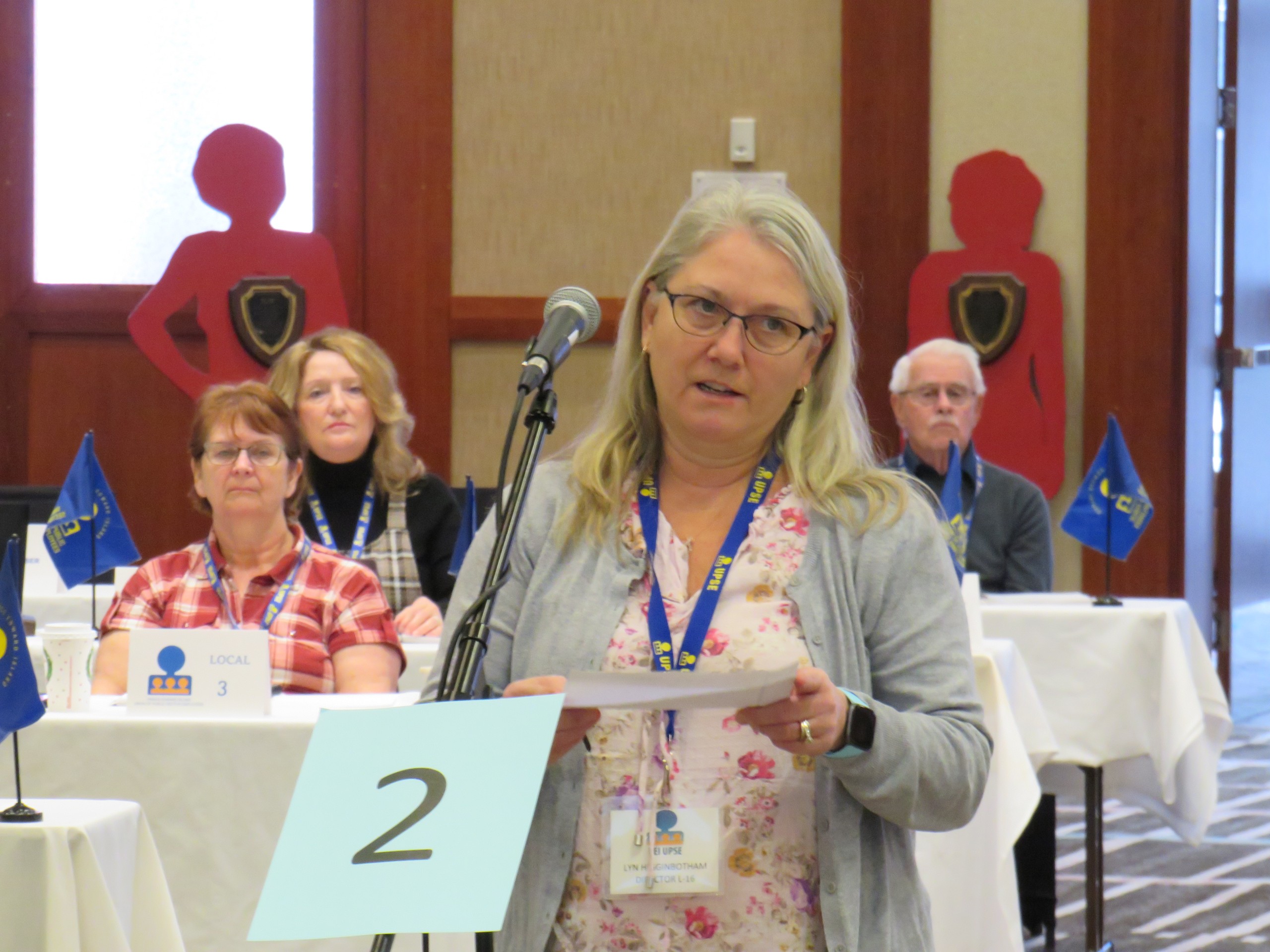 Delegates Debating Resolutions at Convention » » UPSE